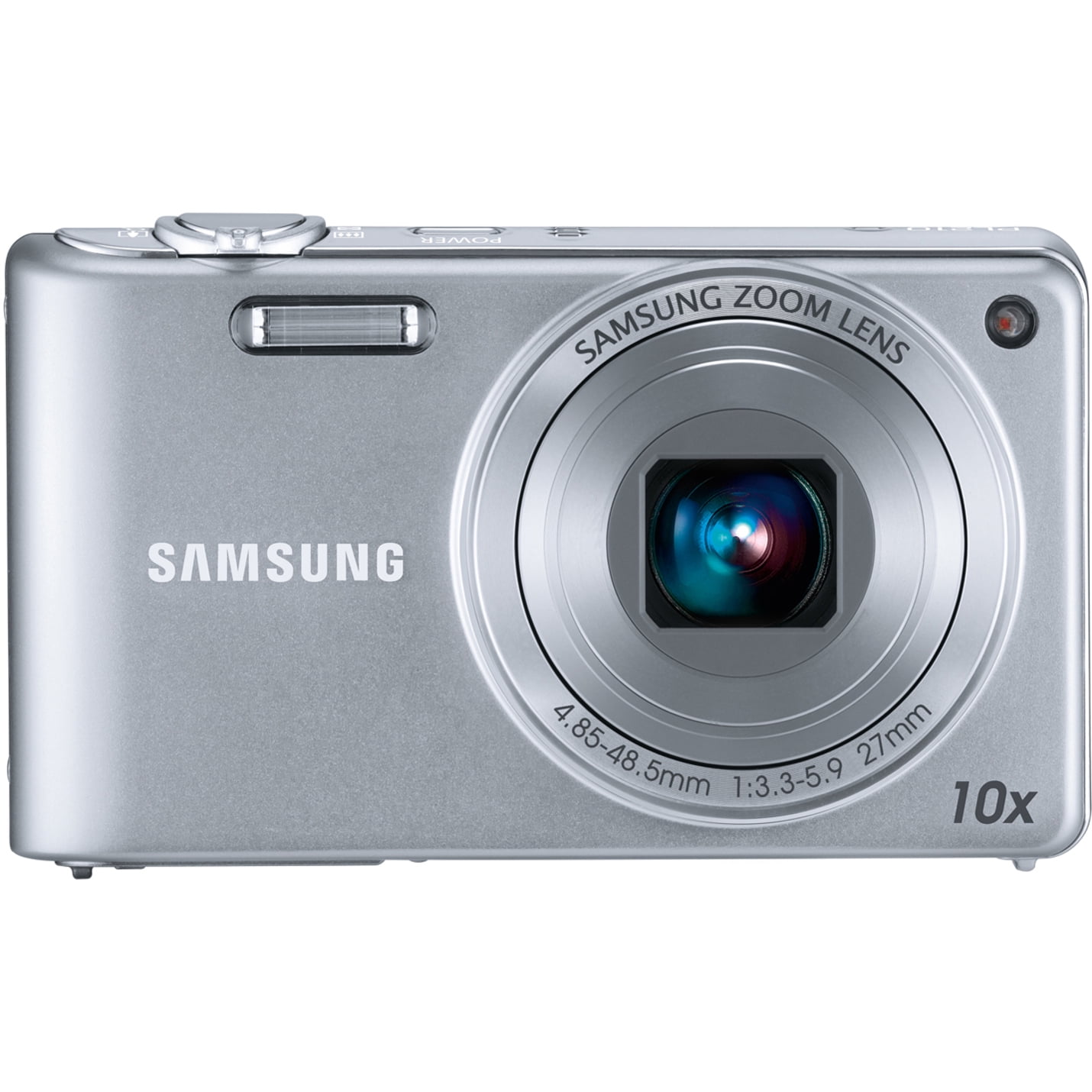 Samsung PL210 14.2 Megapixel Compact Camera, Silver - Walmart.com