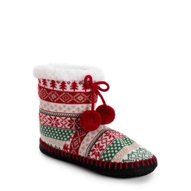 Muk Luks - MUK LUKS Women's Bootie Slippers - Walmart.com - Walmart.com