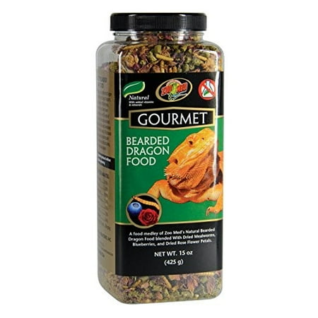 Zoo Med Gourmet Bearded Dragon Food, 15 Oz - Walmart.com