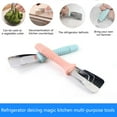 Visland Fridge Ice Scraper, Stainless Steel Freezer Ice Remover Shovel ...