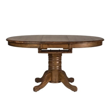 Pemberly Row Contemporary Crossing Pedestal Table Set- White - Walmart.com