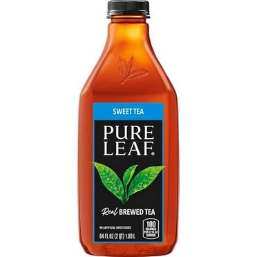 Lipton Pure Leaf Green Tea, Real Brewed, Raspberry Flavored Iced Tea ...