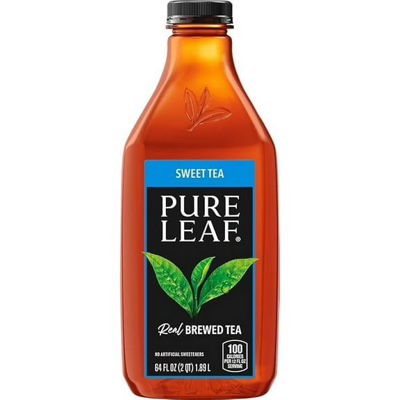 Pure Leaf Unsweetened Real Brewed Green Iced Tea, 18.5 fl oz, 12 Pack ...