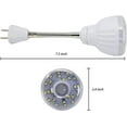 LED Motion-Activated Directional Rotating Flexible Sensor Dusk to Dawn ...