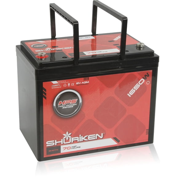 Shuriken Compact Size AGM 12V Power Cell Battery SK-BT45 - Walmart.com