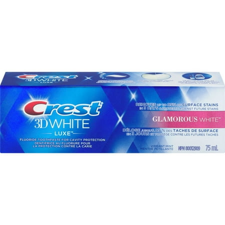 Crest 3D Luxe Glamorous Toothpaste, White, 75ml | Walmart Canada