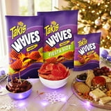 Takis Fuego Waves, Crunchy Flavored Hot Chili Pepper & Lime Wavy Potato ...