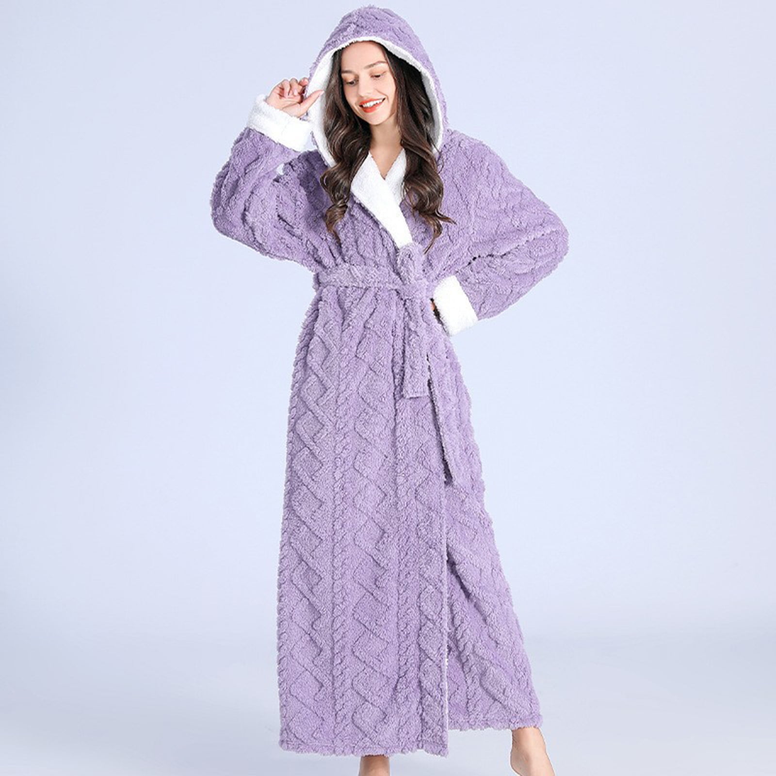 Click here for Lsljs Womens Winter Warm Nightgown Couple Bathrobe... prices
