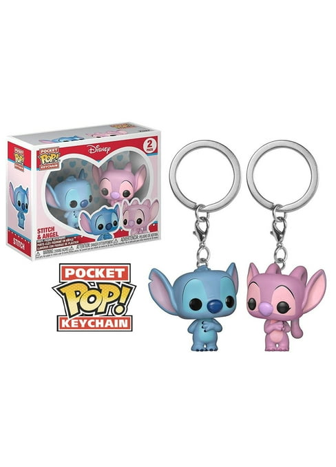 Disney FUNKO POP! Keychain Set: Lilo & Stitch - Stitch & Angel 2PK ...