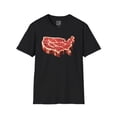 USA Steak Map T-Shirt | Carnivore T-Shirt for Zero Carb & Meat Lovers ...