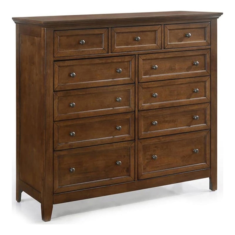 Intercon Furniture San Mateo Bedroom 11-Drawer Wood Gentlemen's Chest ...
