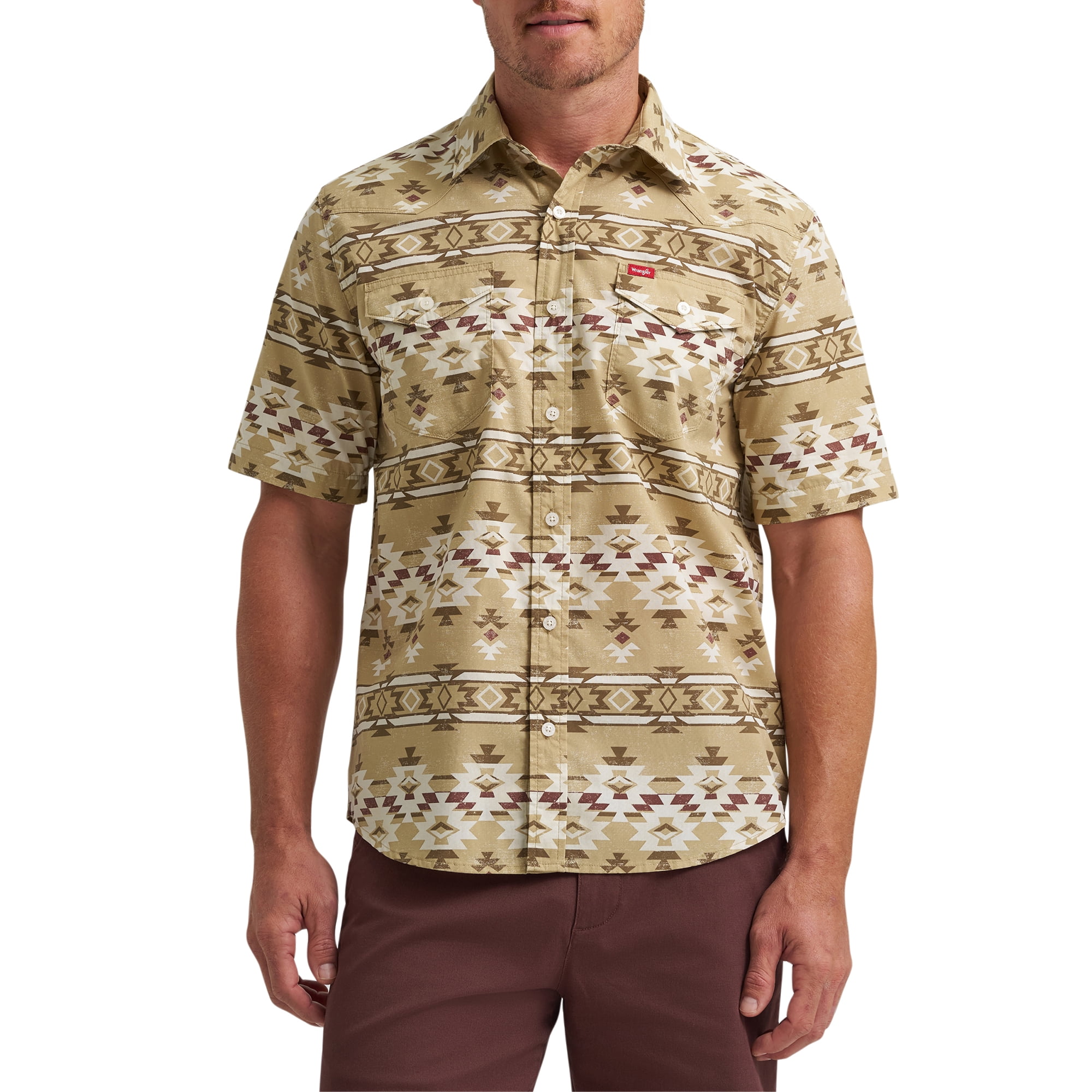 Click here for Wrangler Mens Short Sleeve Print Shirt prices