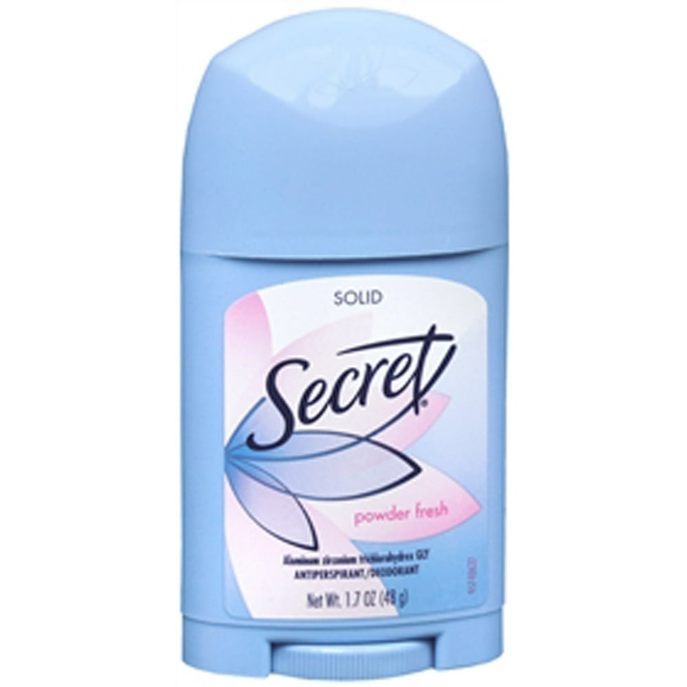 Secret Solid Antiperspirant and Deodorant Shower, Powder Fresh, 1.7 oz ...