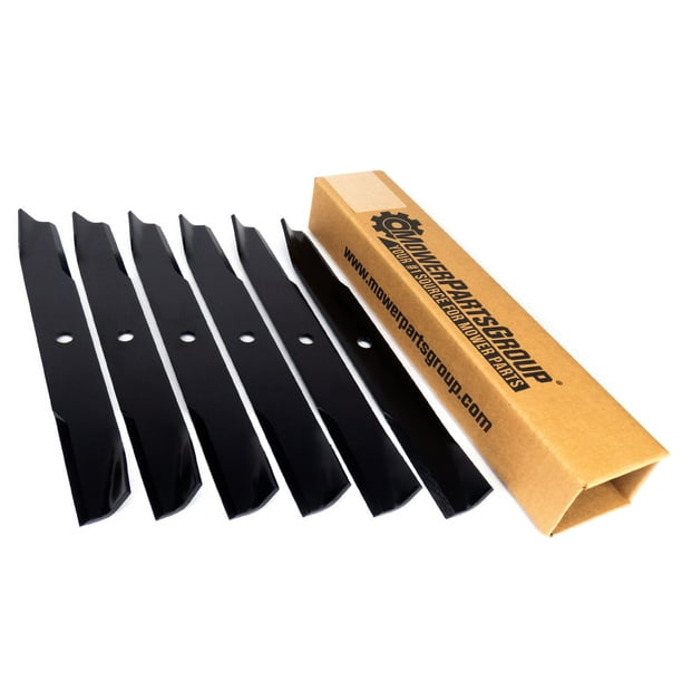 (6 Pack) Rotary Premium 17" Blades Standard Lawn Mower Deck Blade ...