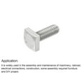 Square Head Bolt, M10x25mm 304 Stainless Steel Grade C Square Screws ...