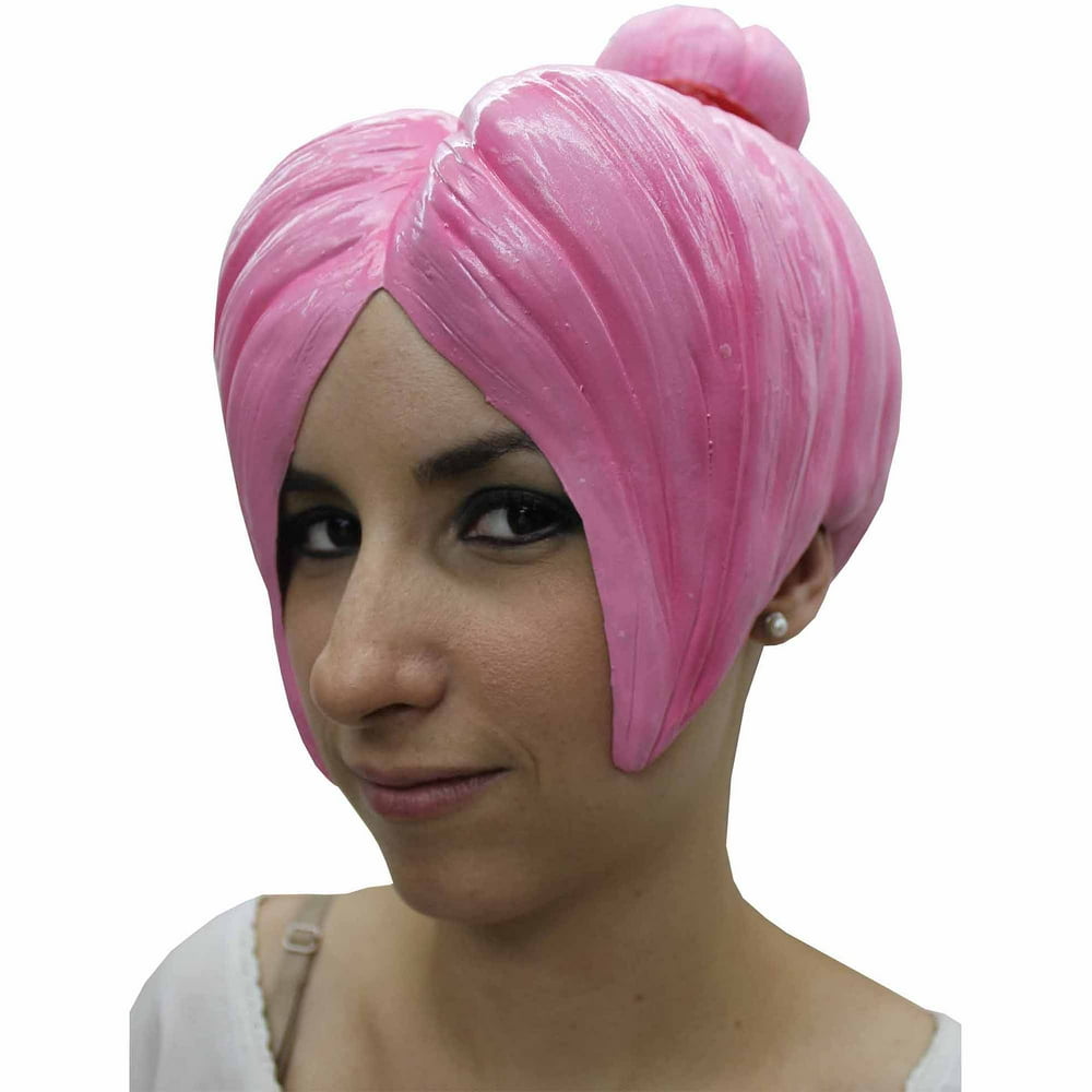 Pink Anime Wig 4 Latex Adult Halloween Accessory