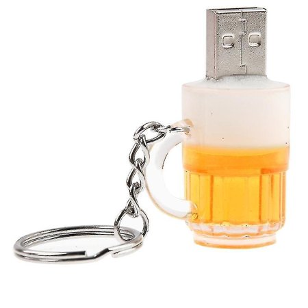 Computer accessory sets beer keychain style usb flash disk with 32gb ...
