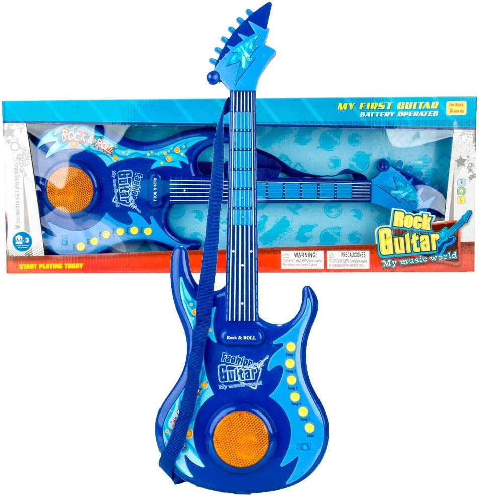 Boys Girls Rock and Roll Guitar Toys for Kids with Vibrant Sounds and ...