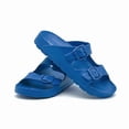 xinlanlin Kids Double Buckle Slide Sandals for Boys Girls with Arch ...