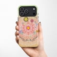 Boho Floral Mandala Tough Case for Apple iPhone, Dual-Layer ...