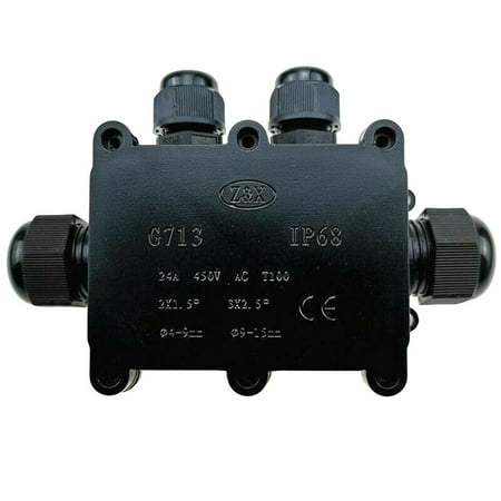 4 Way Waterproof Junction Box Connector Ip68 G713 Outdoor Cable ...