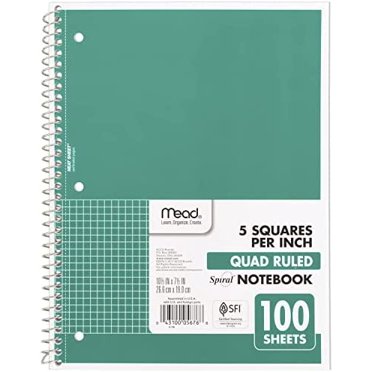Mead Spell-Write Steno Book - 80 Sheets - Wire Bound - 6" x 9" - Green ...