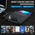 WU-MINGLU External CD DVD Drive, 7 in 1 USB Ultra-Slim Portable Burner ...