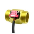YF-B10 G1" 1inch Water Diesel Brass DN25 Hall Effect Turbine Flow Sensor Meter Turbine Flowmeter ...