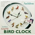 Audubon 13 Inch Singing Bird Wall Clock - Hourly Song, Hanging, Sound ...
