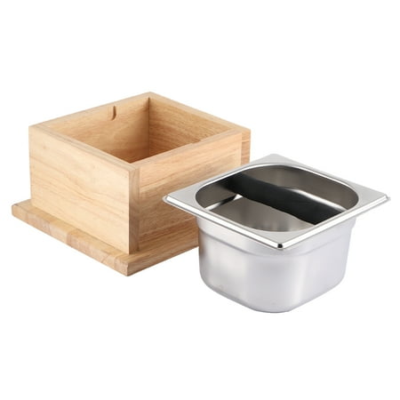 LHCER Coffee Ground Container,Coffee Ground Box,Stainless Steel Coffee ...