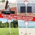 Volleyball Setter Trainer Net，Volleyball Training Equipment Adjustable ...