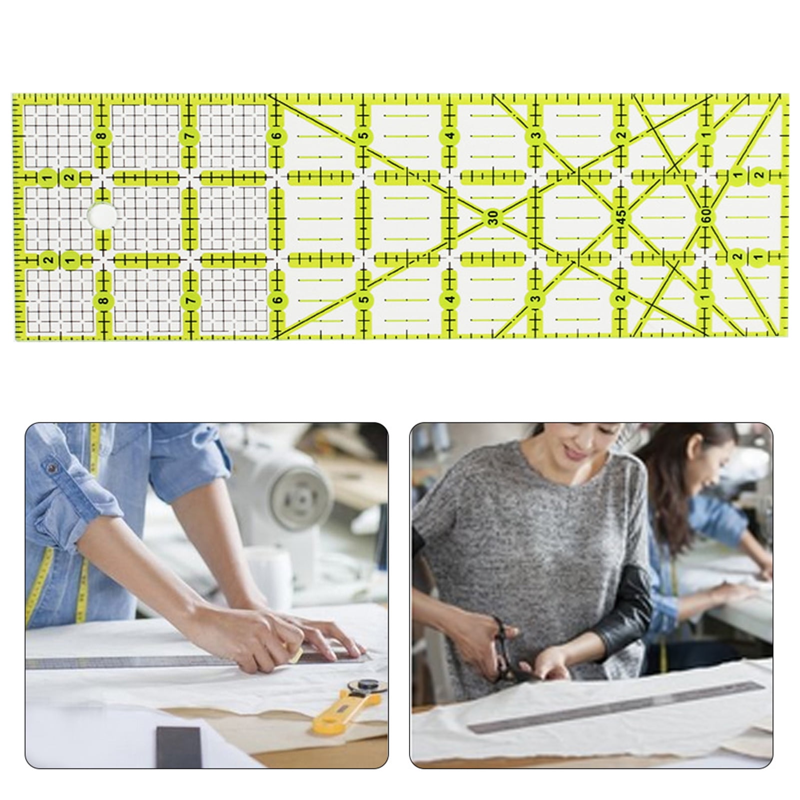shenmeida Ruler Measuring High Temperature Resistance Ruler Patchwork ...