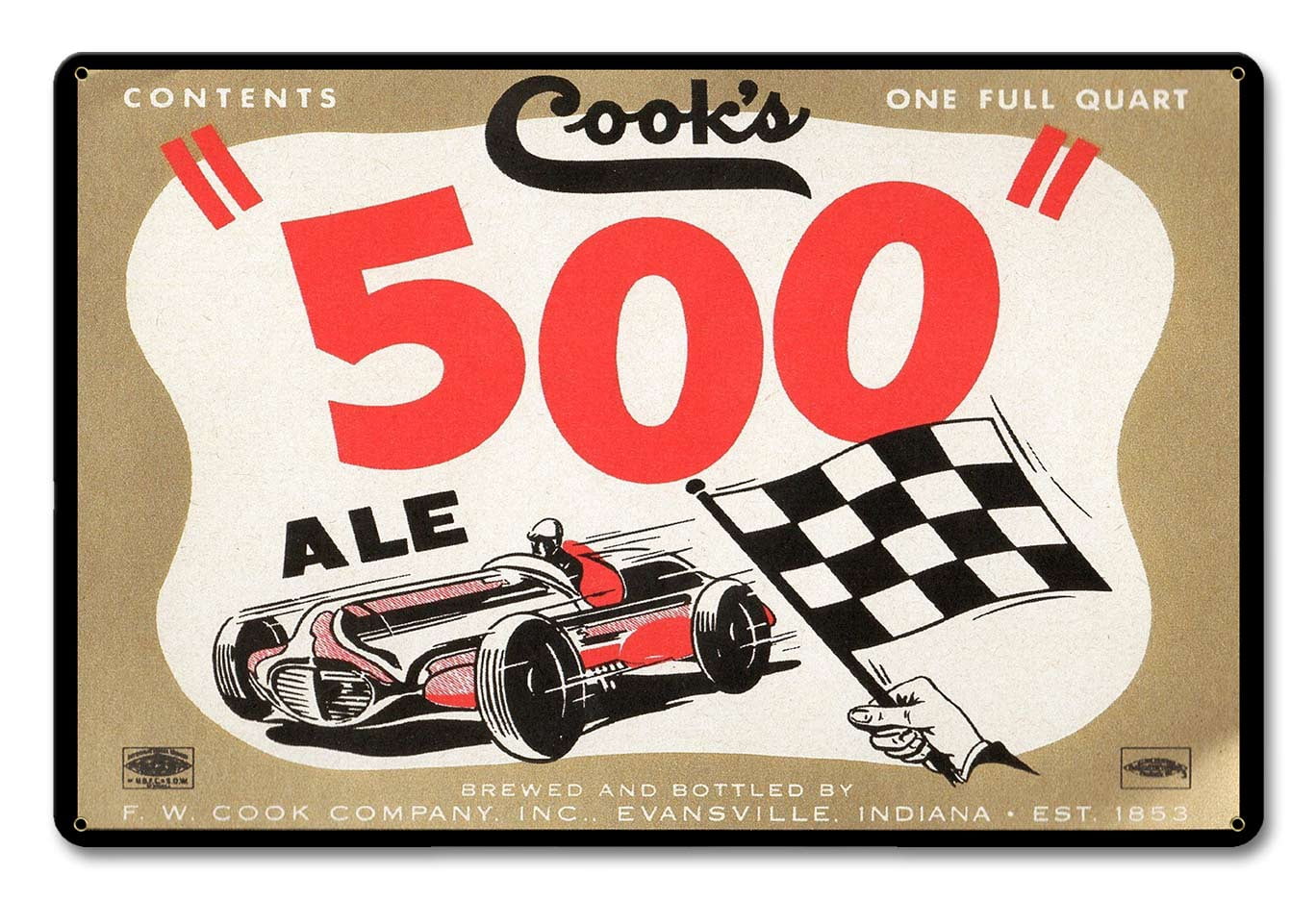 Cook's 500 Ale “Made in the USA with heavy gauge steel" - Walmart.com