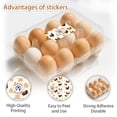 1 Set Adhesive Label Waterproof Stickers Set Chook 225x225mm for DIY ...