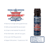 Pepper Enforcement Max Strength Self Defense 10% OC Pepper Spray (Foam ...