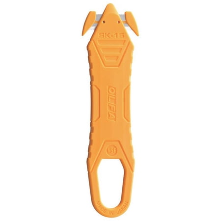 Safety Cutter Knife x 3 with Recessed Blade, yellow utility knife for ...