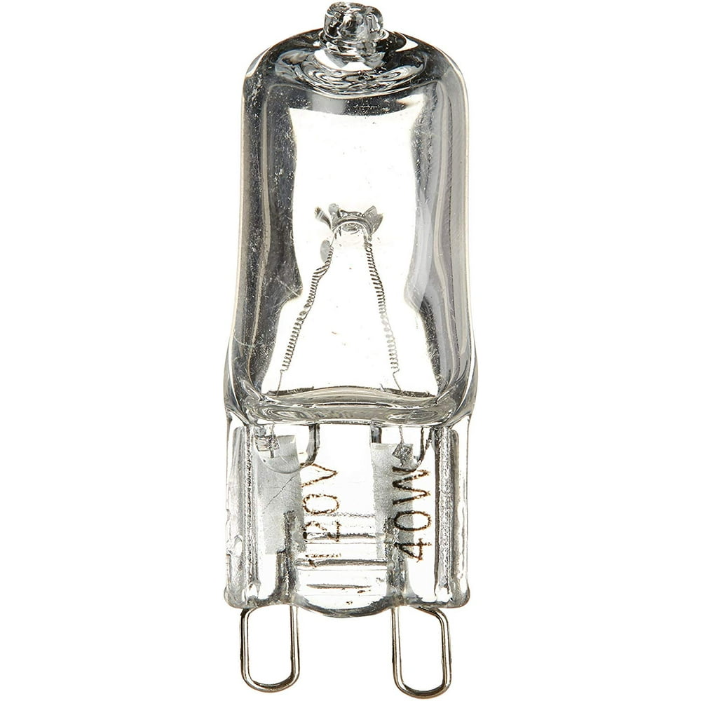 LS Photography (2 Pack) G9-120V-40W, Clear Halogen Light Bulbs, G9 JCD ...
