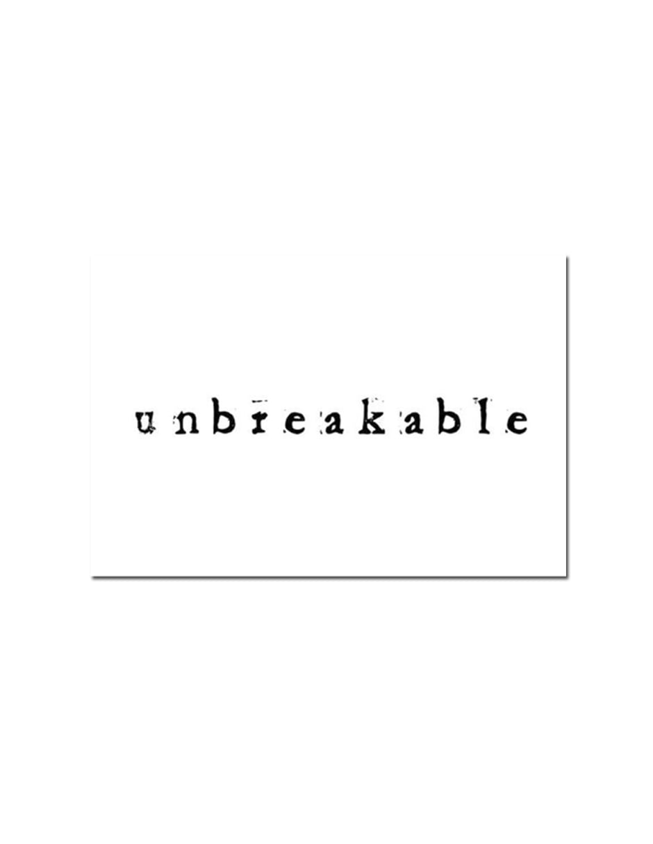 cuadro decorativo unbreakable sign lienzo by suma 1 pieza 120 X 80 CM ...