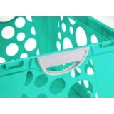 Storex Stackable Plastic File Crate, Storage Folder for Office with ...