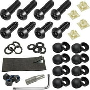 Bolt LPFB50 Nylon License Plate Bolts/Nuts - Walmart.com