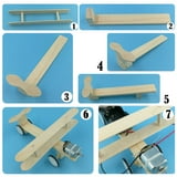 STEM Wooden Construction Kit - 3D Building Blocks, DIY Mechanical ...