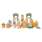 Small Foot Toys - Safari Animal Theme Building Block Playset - Walmart.com