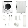 Boyel Living Wall Mount Electric Vented Dryer, 3.5 cu. ft. Electric ...