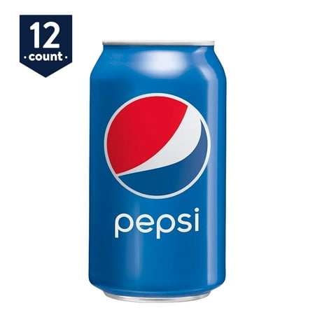 Pepsi Soda, 12 oz Cans, 12 Count - Walmart.com