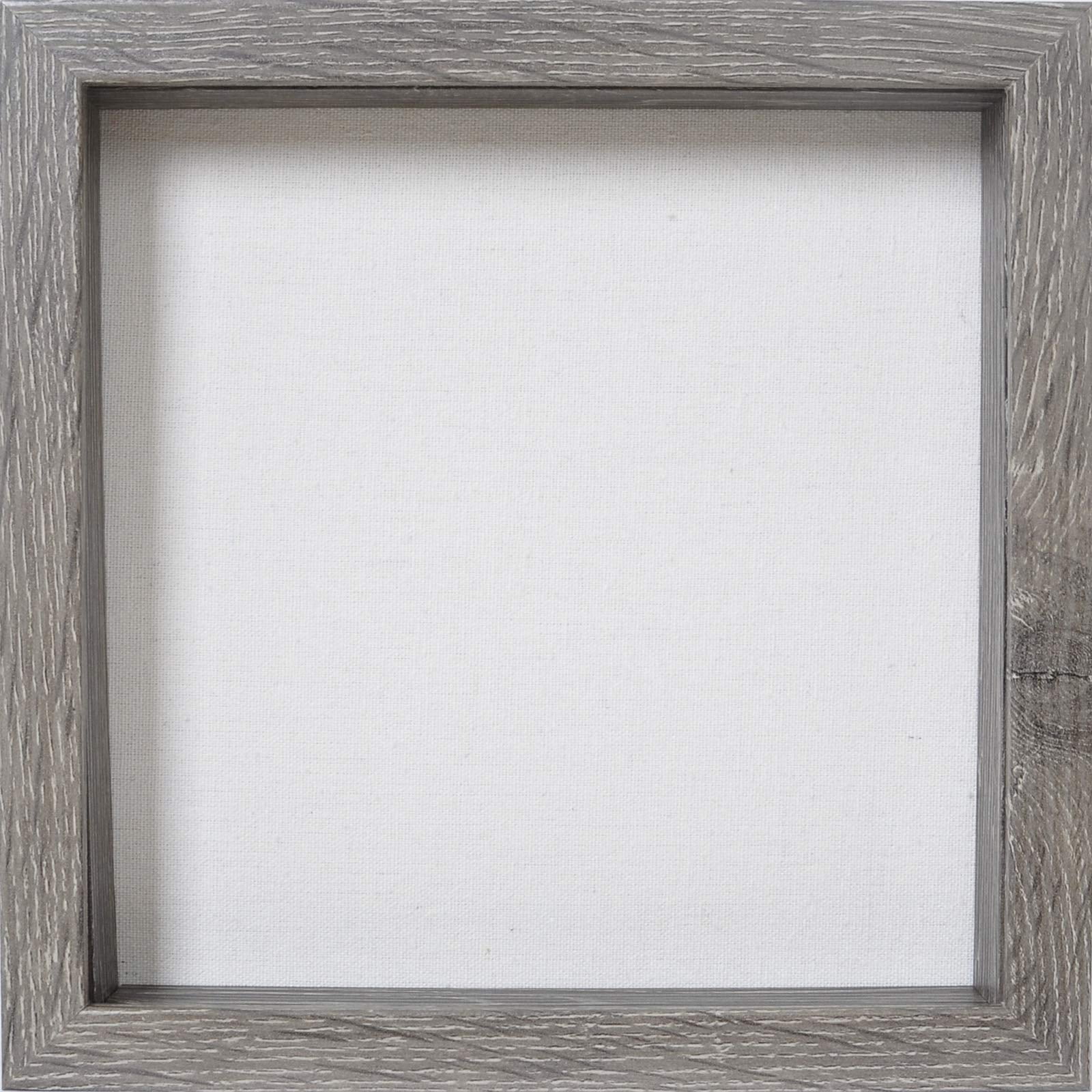 Muzilife 8x8 inch Square Shadow Box Picture Frame, Deep Wood Glass ...