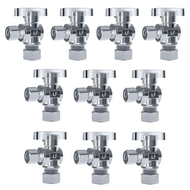 WORGEOUS Shut Toilet Control Valve Angle Stop Valve 11.6X7X4.5CM Black ...