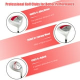 Ladies Womens Complete Golf Clubs Set 10 Pieces Includes Alloy Driver ...