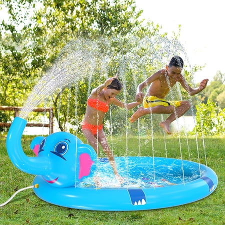 Inflatable Sprinkler Pool Elephant Sprinkler Swimming Pool for Kids ...
