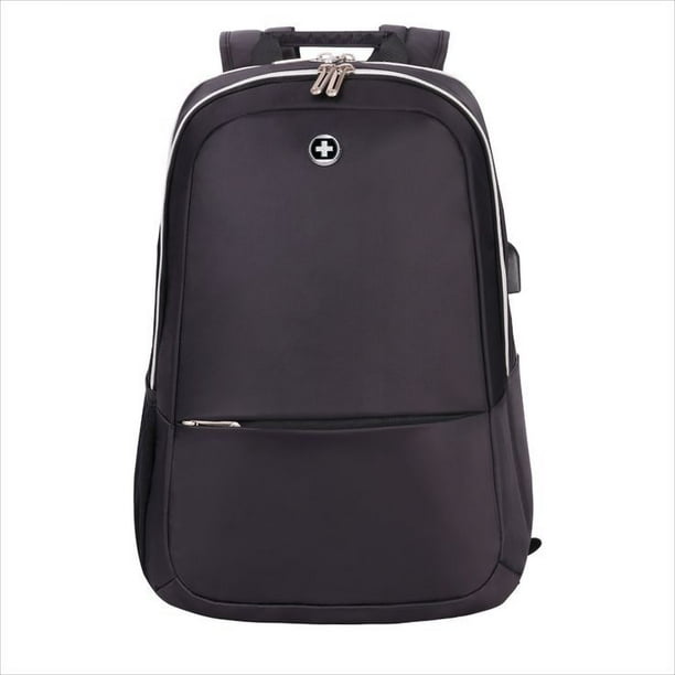 Swissdigital "Remi" Laptop Backpack w/ Smart USB Charge Port, Padded ...