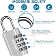 GIVERARE 4 Pack Combination Lock, 4-Digit Keyless Metal Locks - Walmart.com
